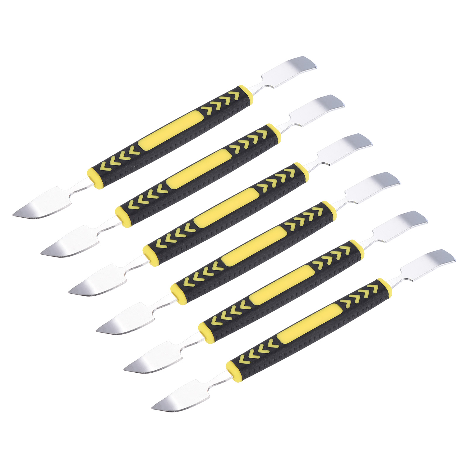 6pcs Small Metal Crowbar Double Head Metal Spudger Pry Bar Opening ...