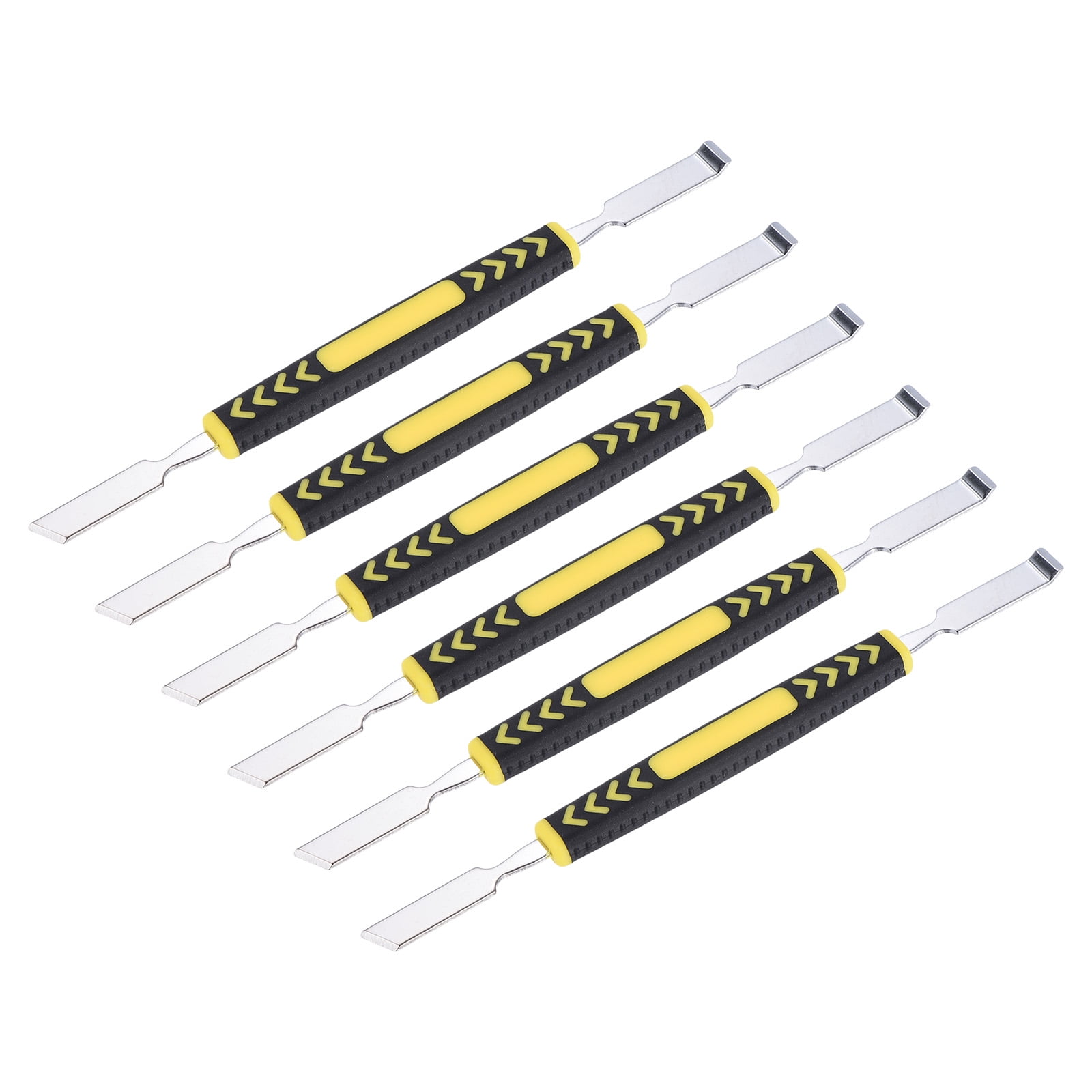 6pcs Small Metal Crowbar Double Head Metal Spudger Pry Bar Opening ...