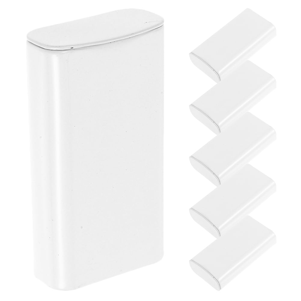 6pcs Small Metal Tin Containers Sewing Needles Bead Organizer with Lids ...