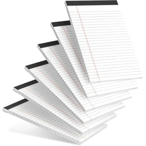 "Office Depot Notepads, 5"" x 8"", Narrow Ruled, 50 Sheets, Canary, 12 ...