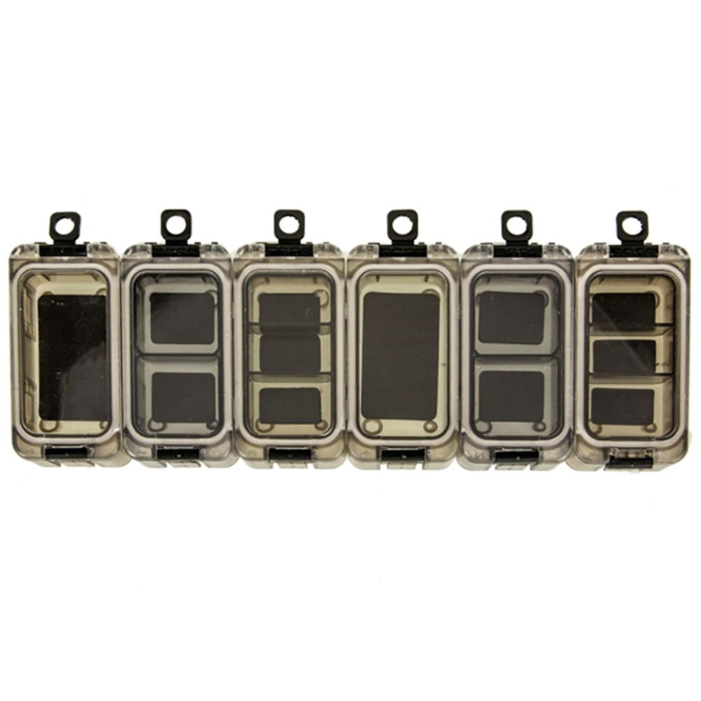6pcs Small Tackle Box Tackle Organizer Tray with Magnet Fishing ...