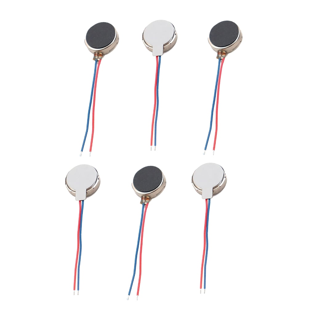 6pcs Small Vibrating Motor for Electronic Devices 10mmx3mm, Adhesive ...