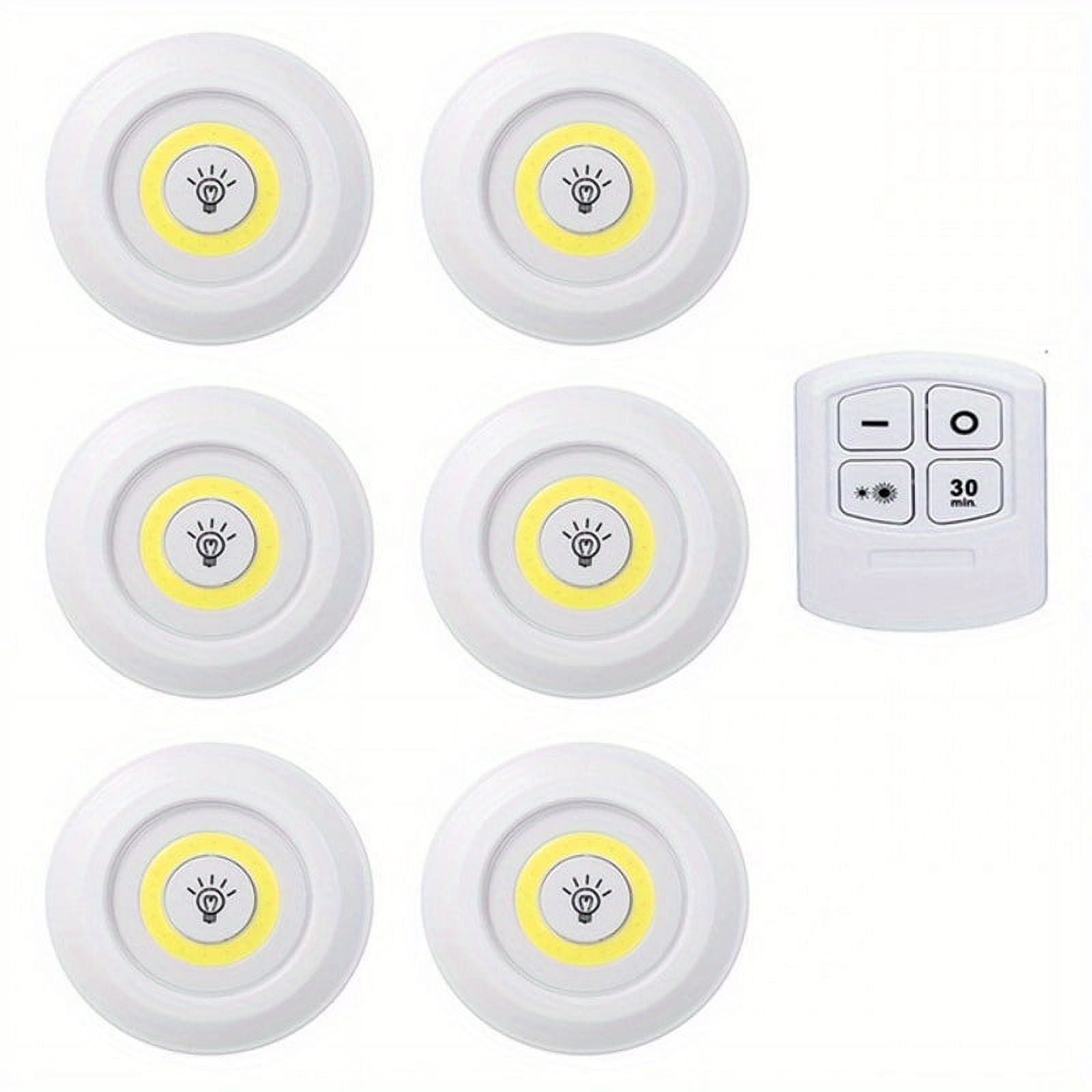 6pcs Smart Wireless LED Under-Cabinet Lights COB Night Light With ...