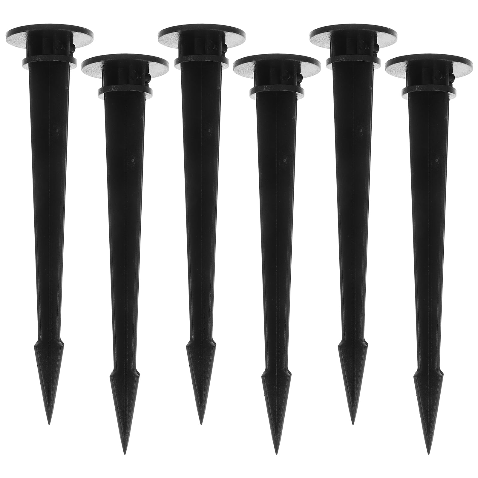 6pcs Spikes Ground Stakes Replacement Ground Stake Spikes Plastic ...