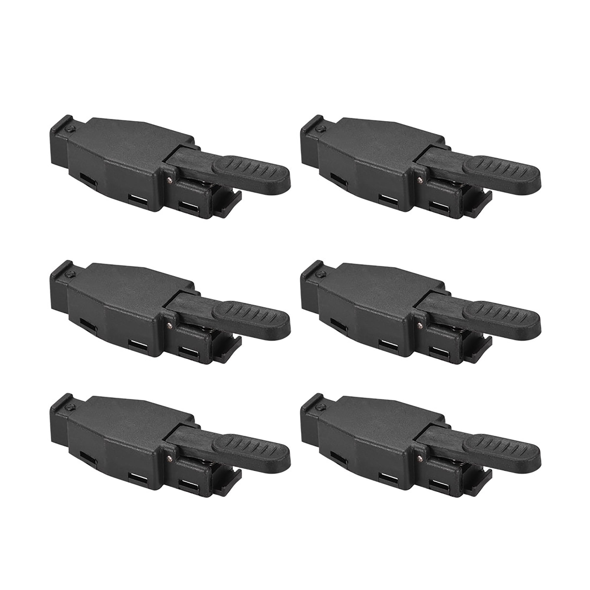 6pcs Spring Load Black Plastic TIG Welding Torch Switch Trigger Button ...