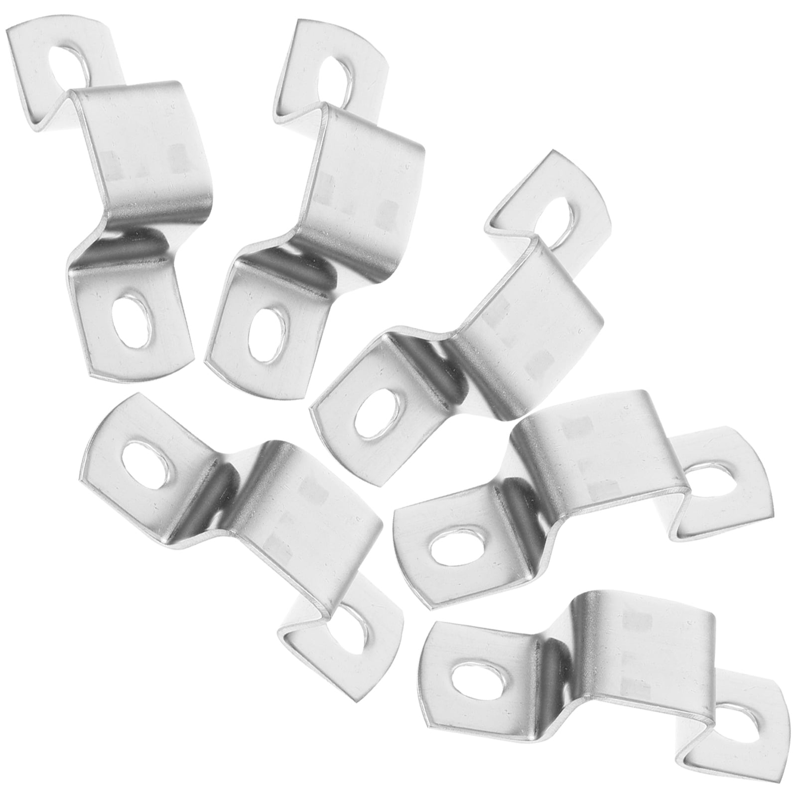 6pcs Square Tubing Clamps Pipe Bracket Clamps U-type Pipe Strap Clips U ...