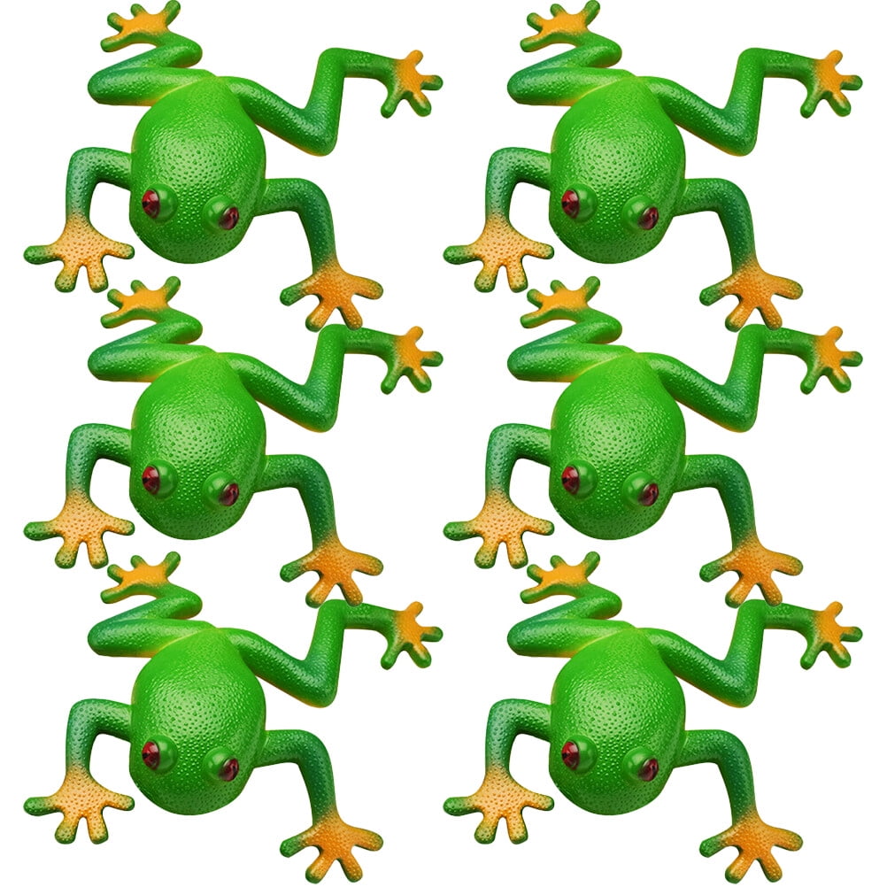 6pcs Squeeze Frog Toys Kids Toy Squeeze Animals Children Birthday Gift ...