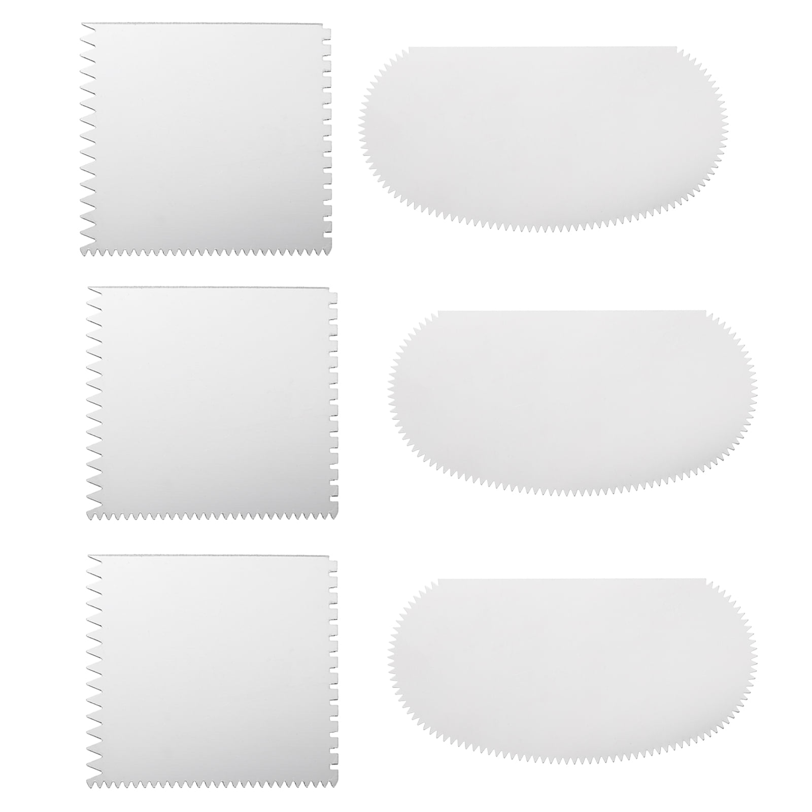 6pcs Stainless Steel Clay Scraper 3.94" 2.87" Pottery Steel Clay ...