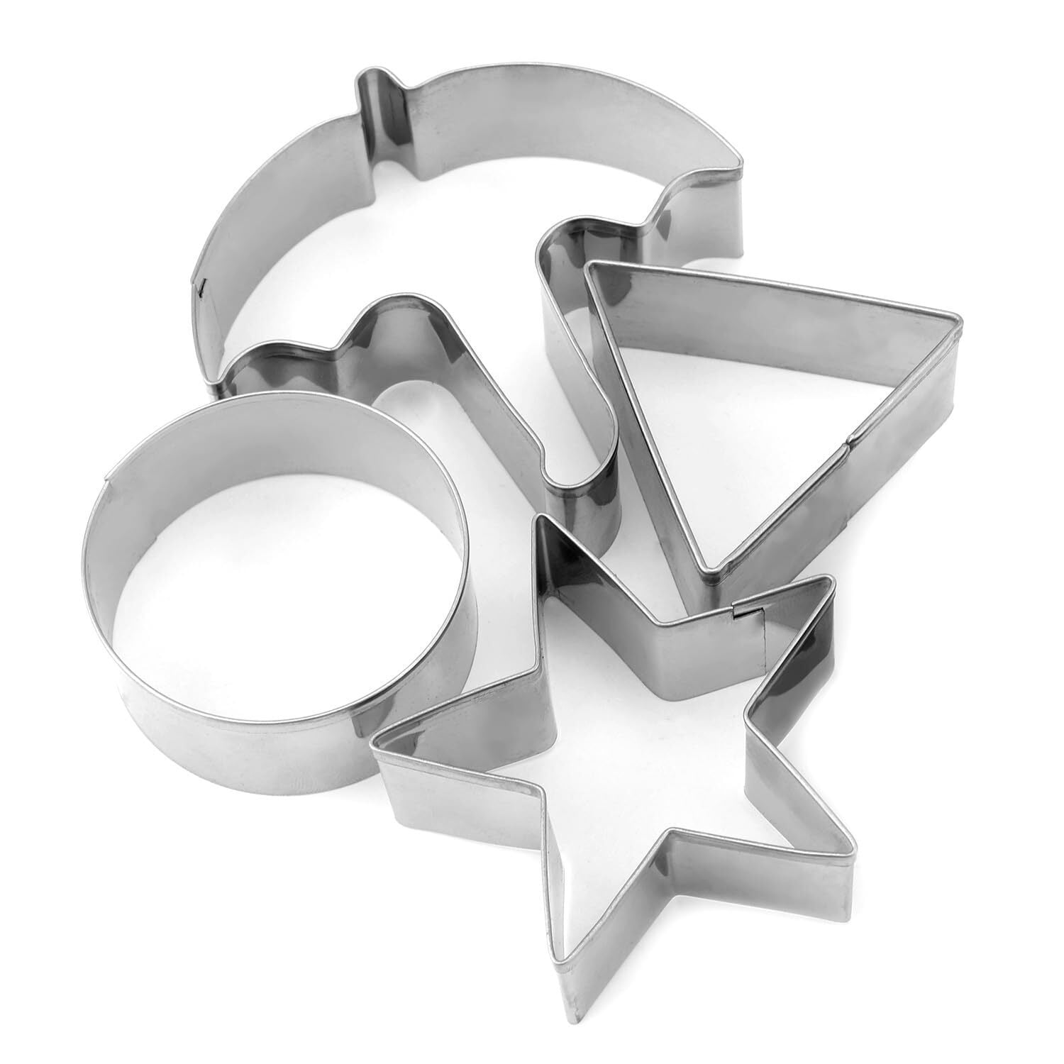 6pcs Stainless Steel Cookie Cutters, Korean Sugar Candy Making Tools ...