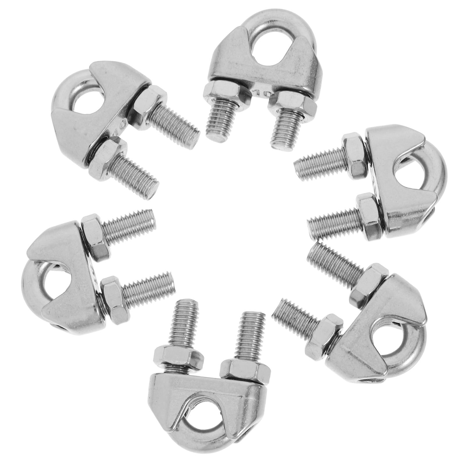 6pcs Steel Cable Clamps M10 Wire Rope Clamp Wire Cable Clamp Wire Rope ...