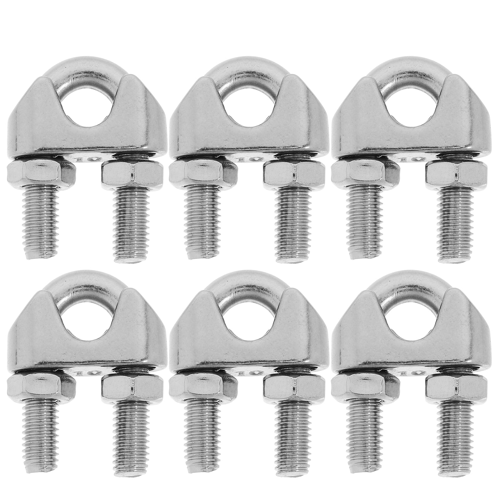 6pcs Steel Cable Clamps M10 Wire Rope Clamp Wire Cable Clamp Wire Rope ...