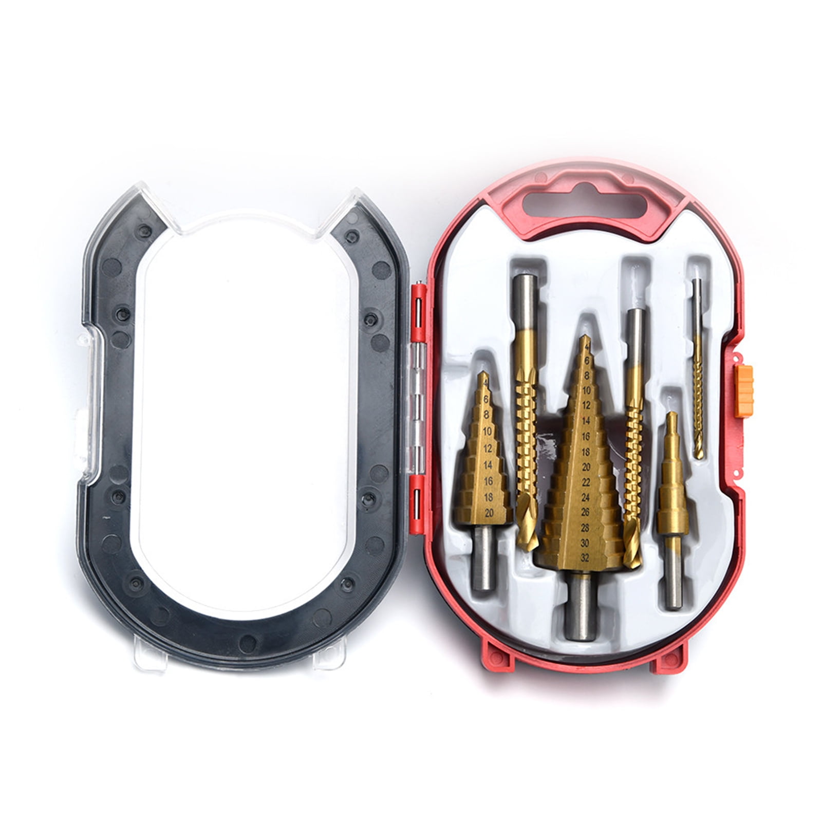 6pcs Step Drill Bits Saw Drills Bit Set for Cutting Soft Thin Metal ...