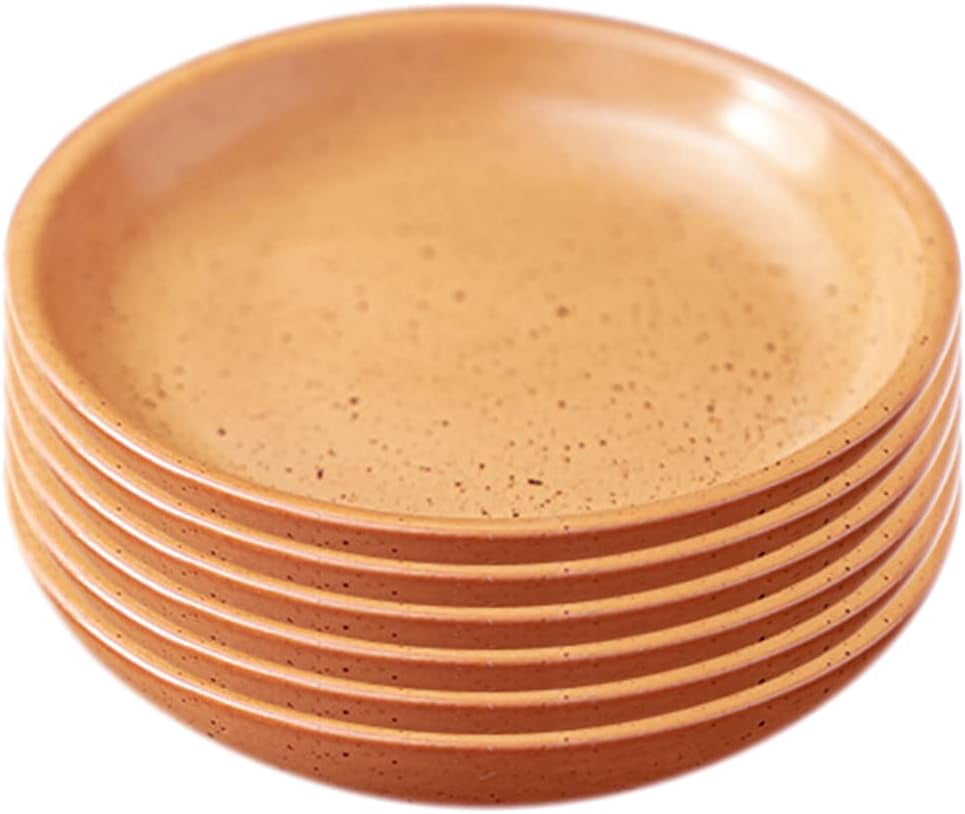 6pcs Stoneware Porcelain Snack Plates, 4-Inch Nut Plates Dried Fruit ...
