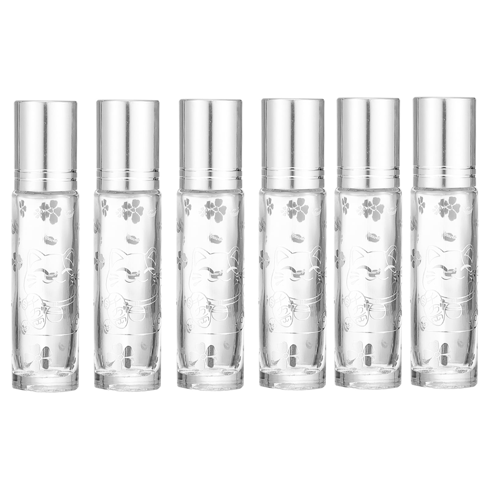 MOKKHNB Roll On Bottles Empty Refillable Roller Bottle Travel 6Pcs ...