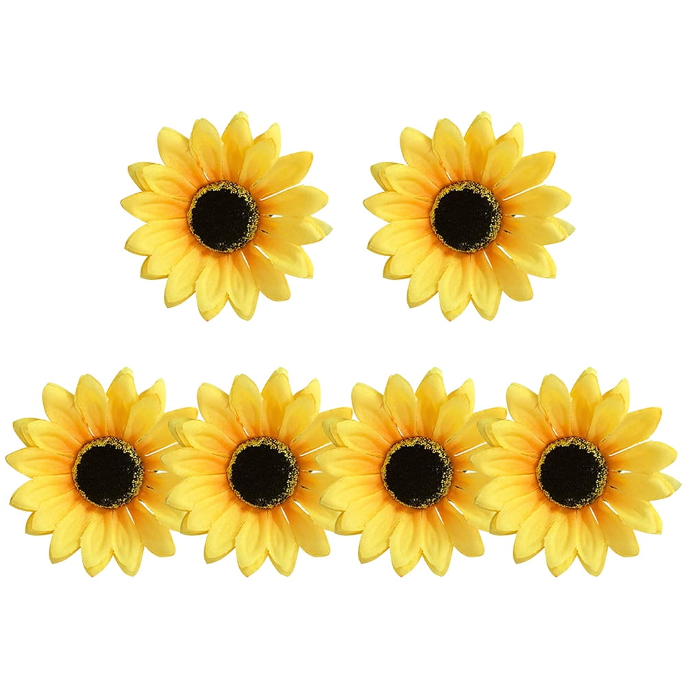 6pcs Sunflower Napkin Holders Sunflower Napkin Rings Simulated ...