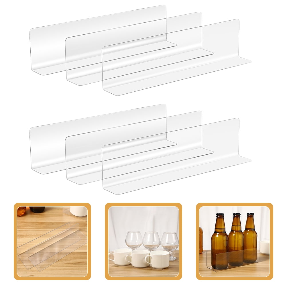 6pcs Supermarket Blocker Cabinet Dividers Shelf Organizer Divider ...
