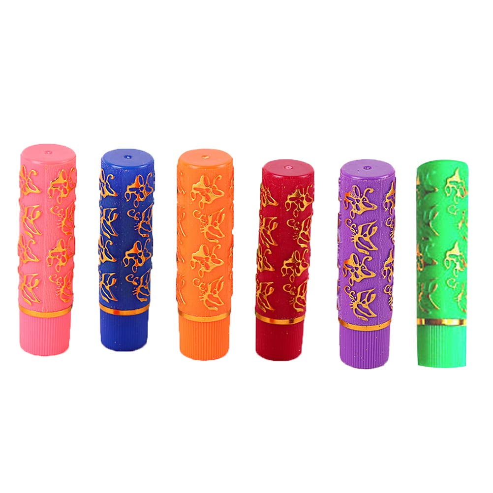 6pcs Temperature Change Color Lipsticks Butterfly Tube Moisturizing ...
