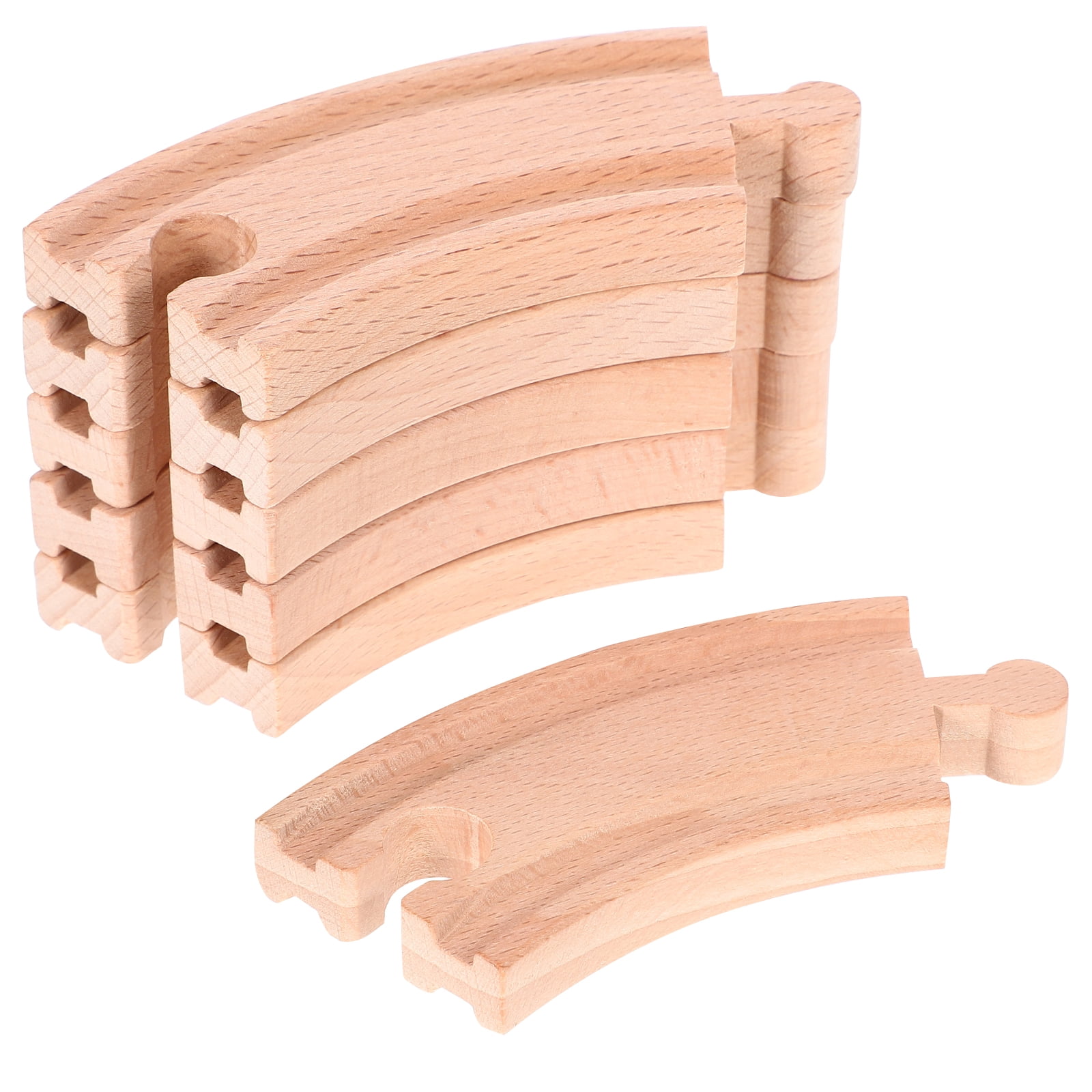 6pcs Train Track Toys Train Scene Layout Track Props Children ...