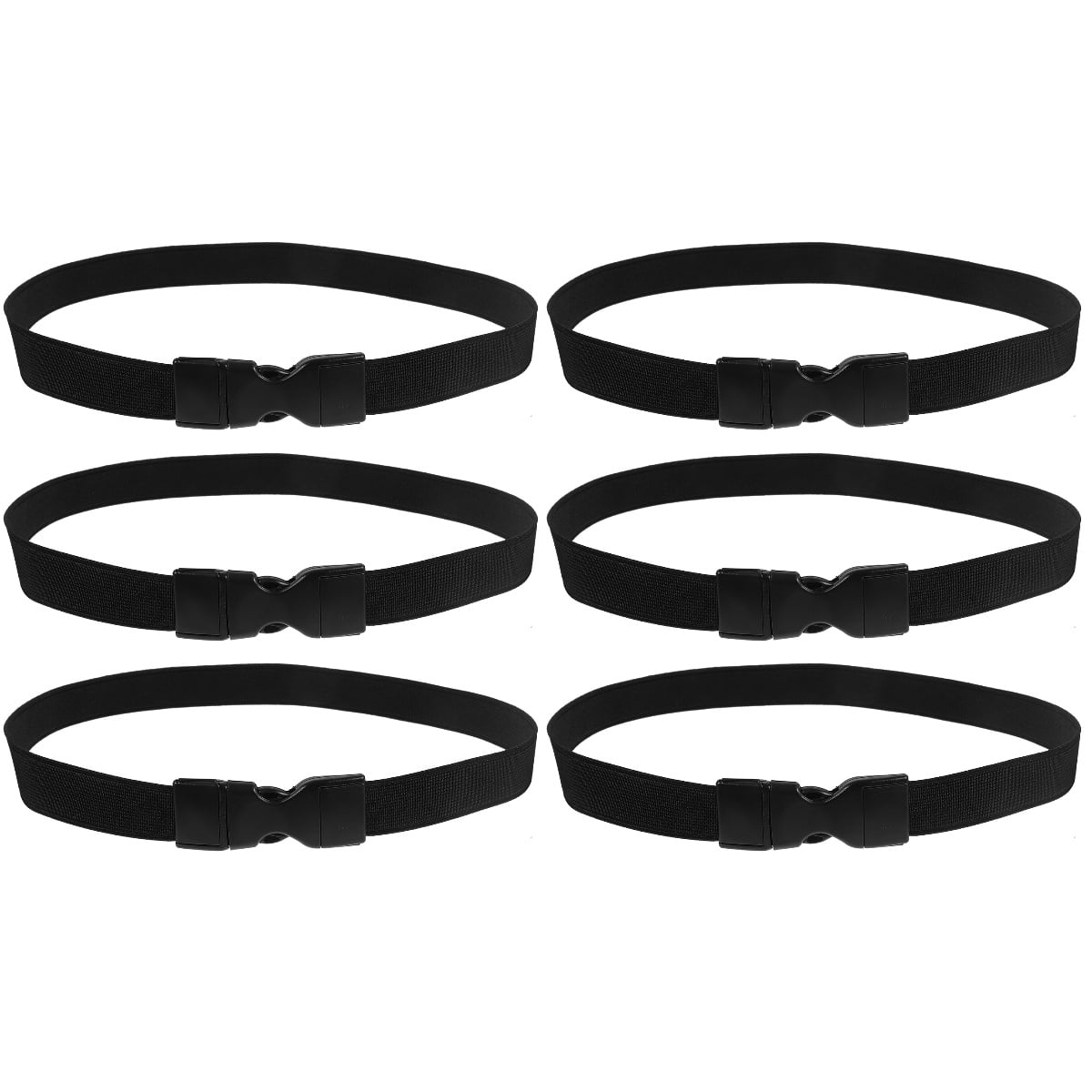 6pcs Trash Can Band Elastic Trash Bag Fixing Circle Adjustable Garbage ...