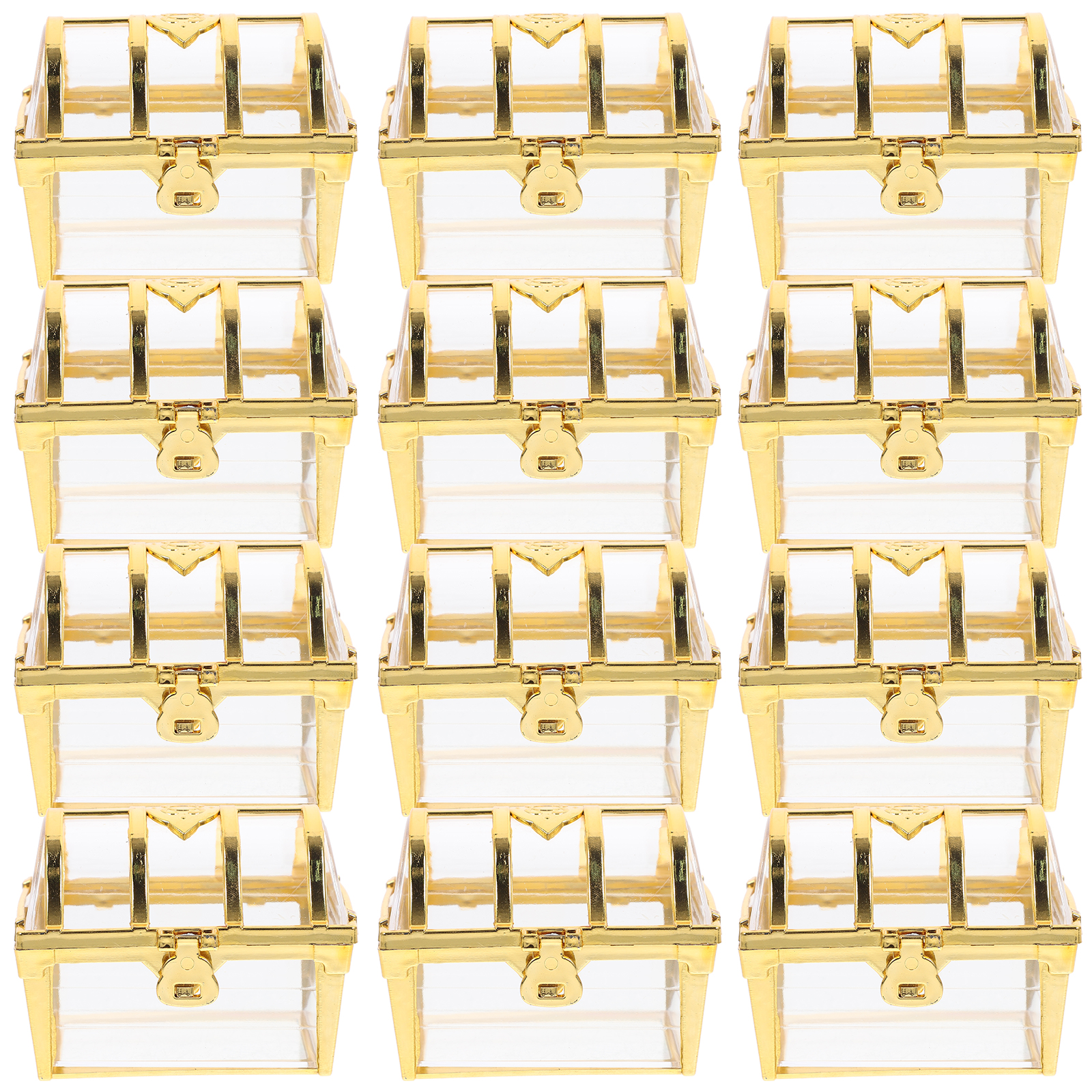 6pcs Small Treasure Chest Boxes for Wedding Keepsakes Party Favors and ...