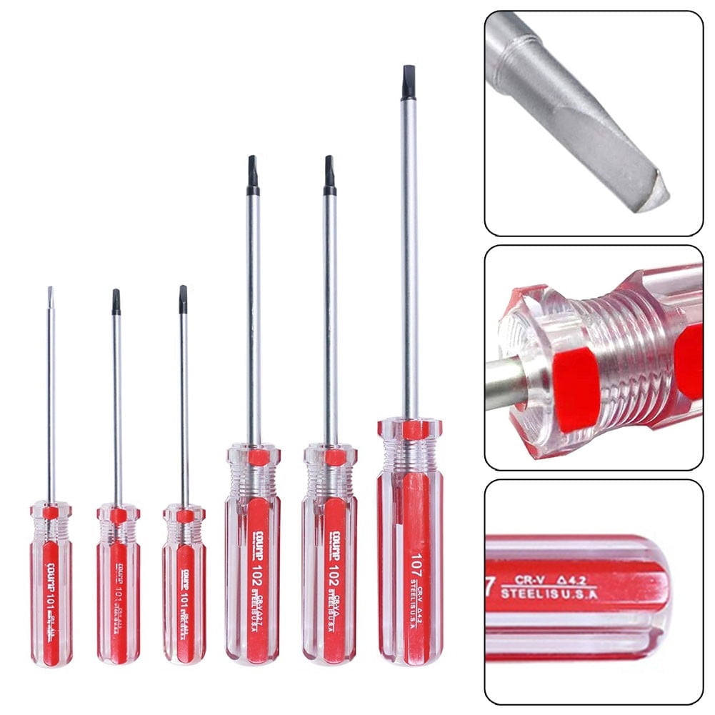 6pcs Triangle Screwdriver Triangle Drive Screwdriver Removal Repair ...