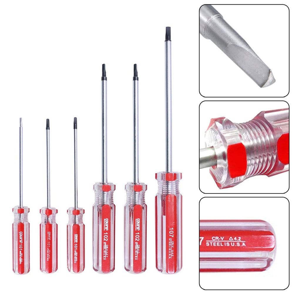 6pcs Triangle Screwdriver Triangle Drive Screwdriver Removal Repair ...