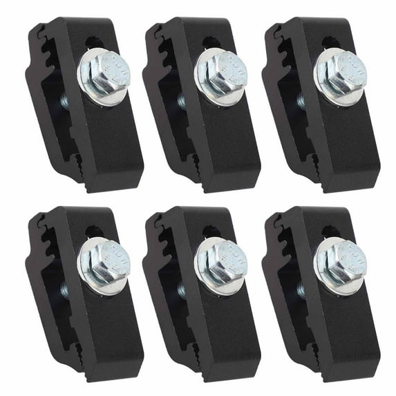 6pcs Truck Bed Cover Clamps 1112514 Aluminum Low Pro Truck Cap Mounting ...
