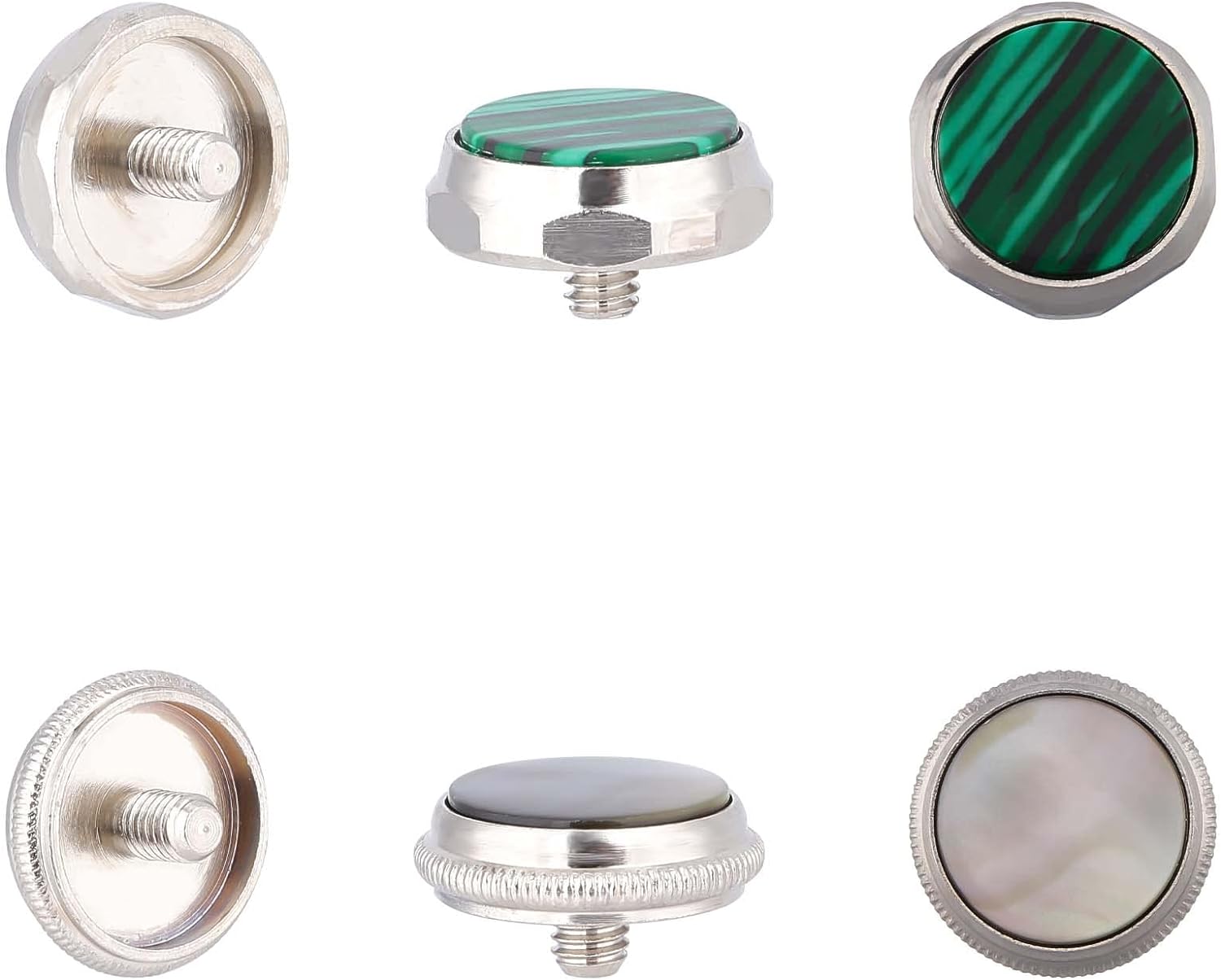 6pcs Trumpet Valve Finger Buttons Hexagon Trumpet Key Buttons ...