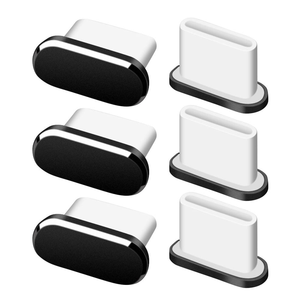 6pcs Type C Dust Plugs Dust Plug USB C Charging Port Aluminum Alloy ...