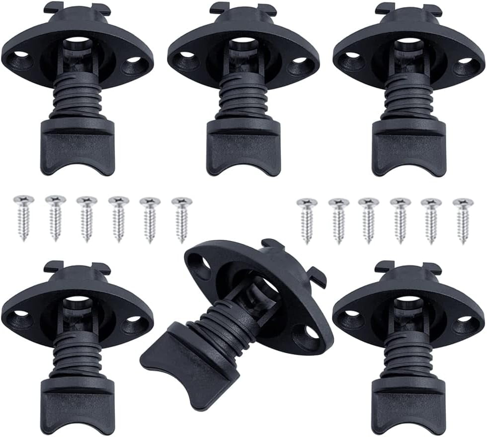 6pcs Universal 25mm Boat Plug Nylon Boat Drain Plug Bilge Outlet Drain ...