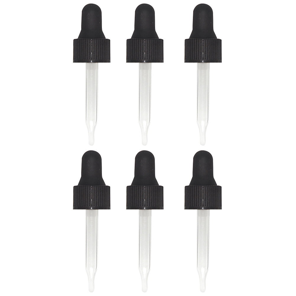 Soarian 6pcs 5ml Liquid Dropper Pipette, Plastic and Glass, Durable ...