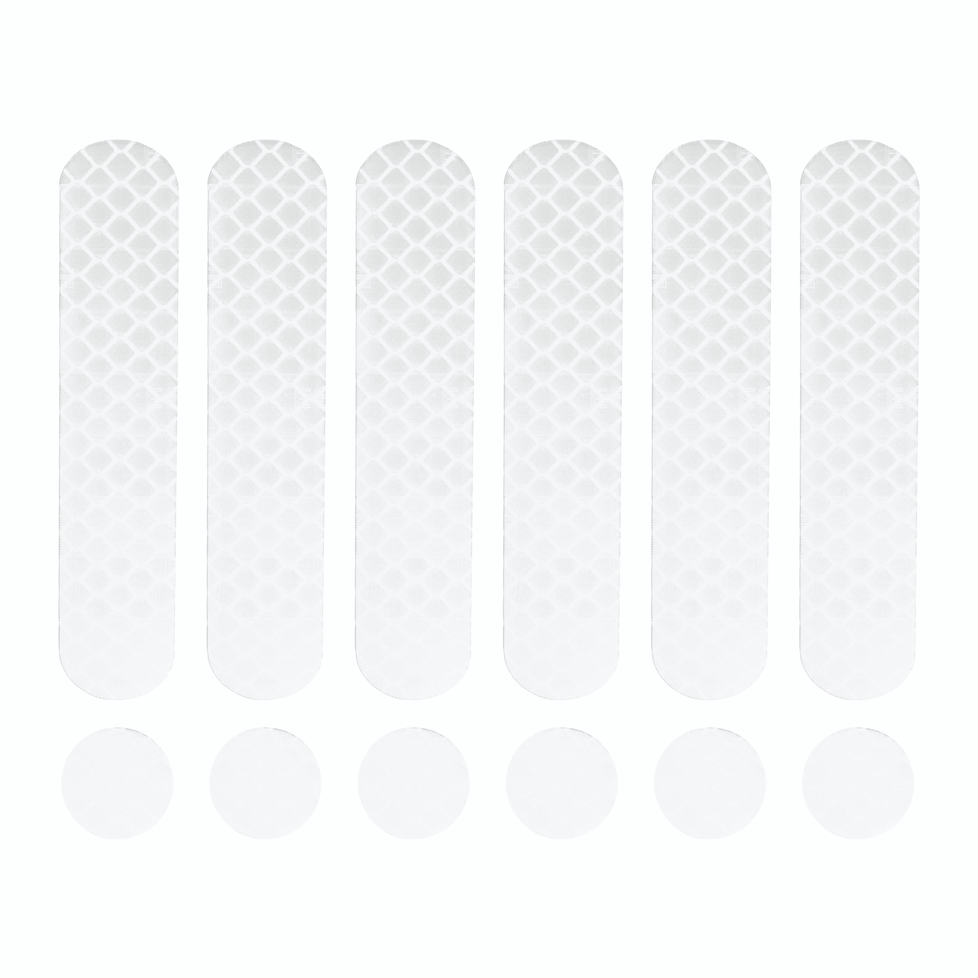 6pcs Universal Reflective Safety Stickers for Helmet Adhesive Tape ...