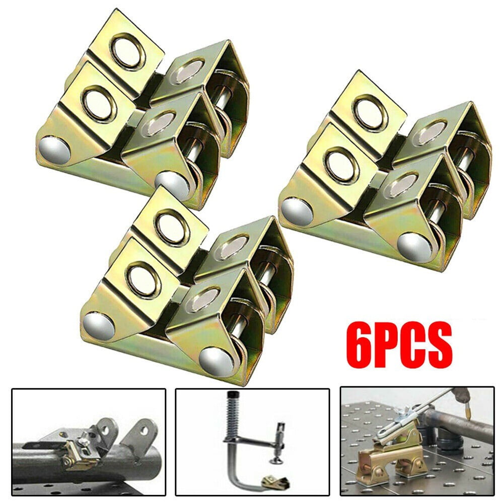 6pcs V Type Magnetic Welding Clamp Fixture Adjustable For Door Casement ...