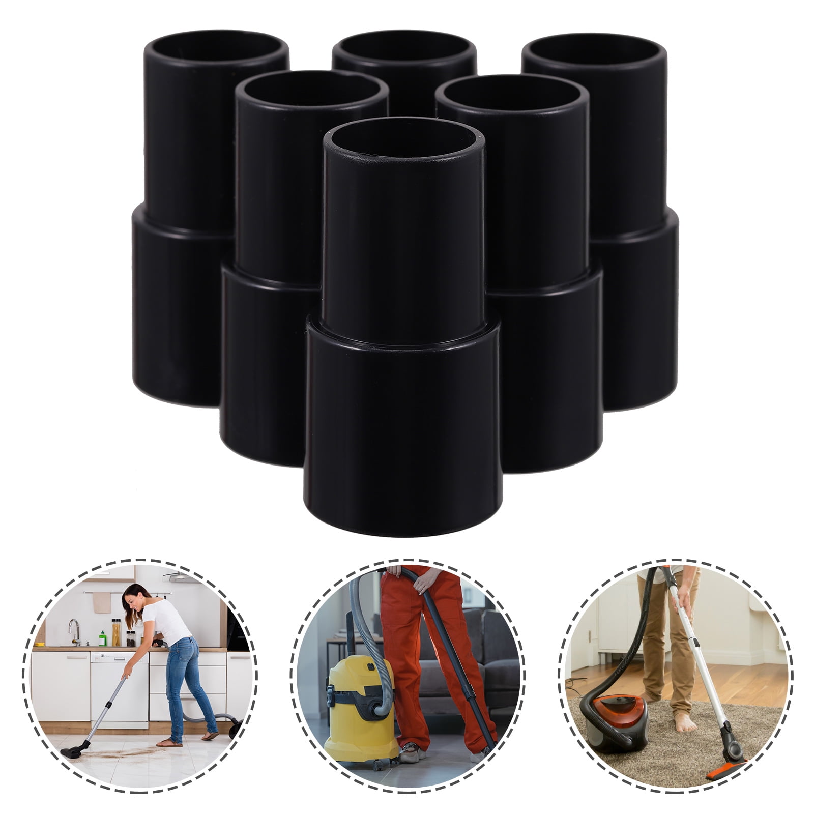 6pcs Vacuum Hose Attachment Adapters Vacuum Cleaner Hose Adapter ...