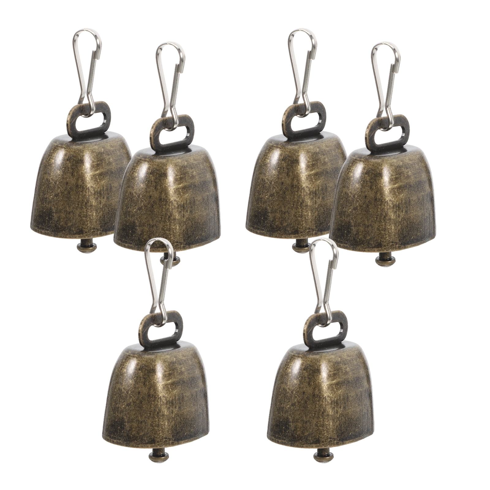 6pcs Vintage Style Metal Small Bells Cow Bell for Grazing Cattle Horses ...