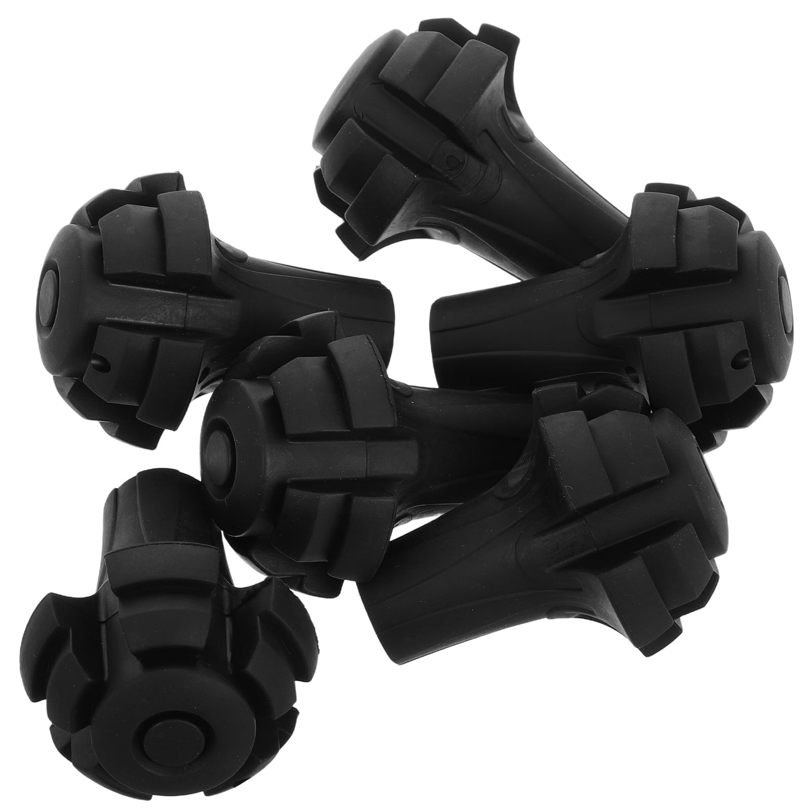 6pcs Walking Stick Tips Rubber Tips for Trekking Poles Replacement Anti ...