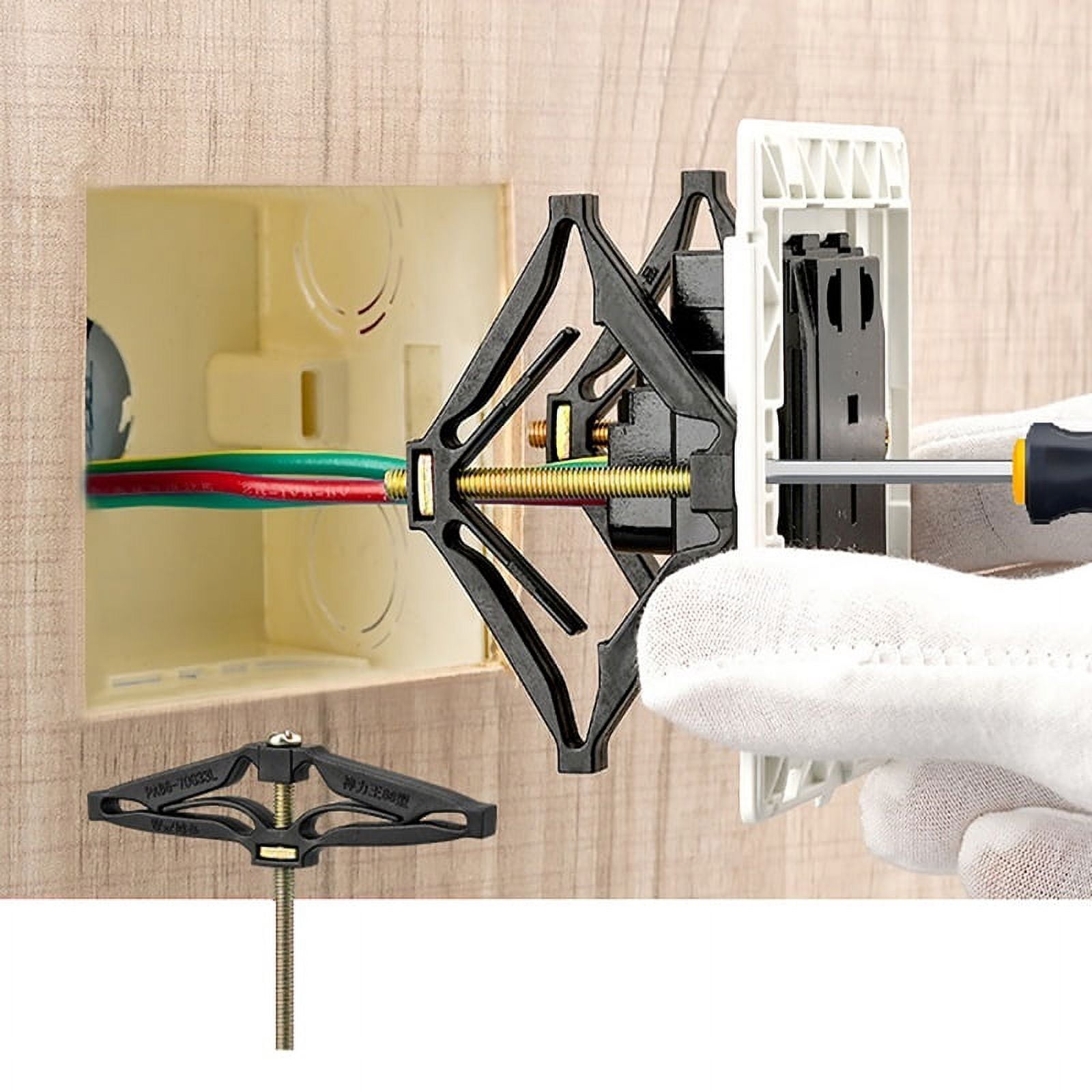 6pcs Wall Socket Bottom Box Repair Device 86mm Type Wall Switch Bottom ...