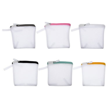 Uxcell 11.8"x15.7" Mesh Laundry Bags with Drawstring Small Clothes Mesh ...