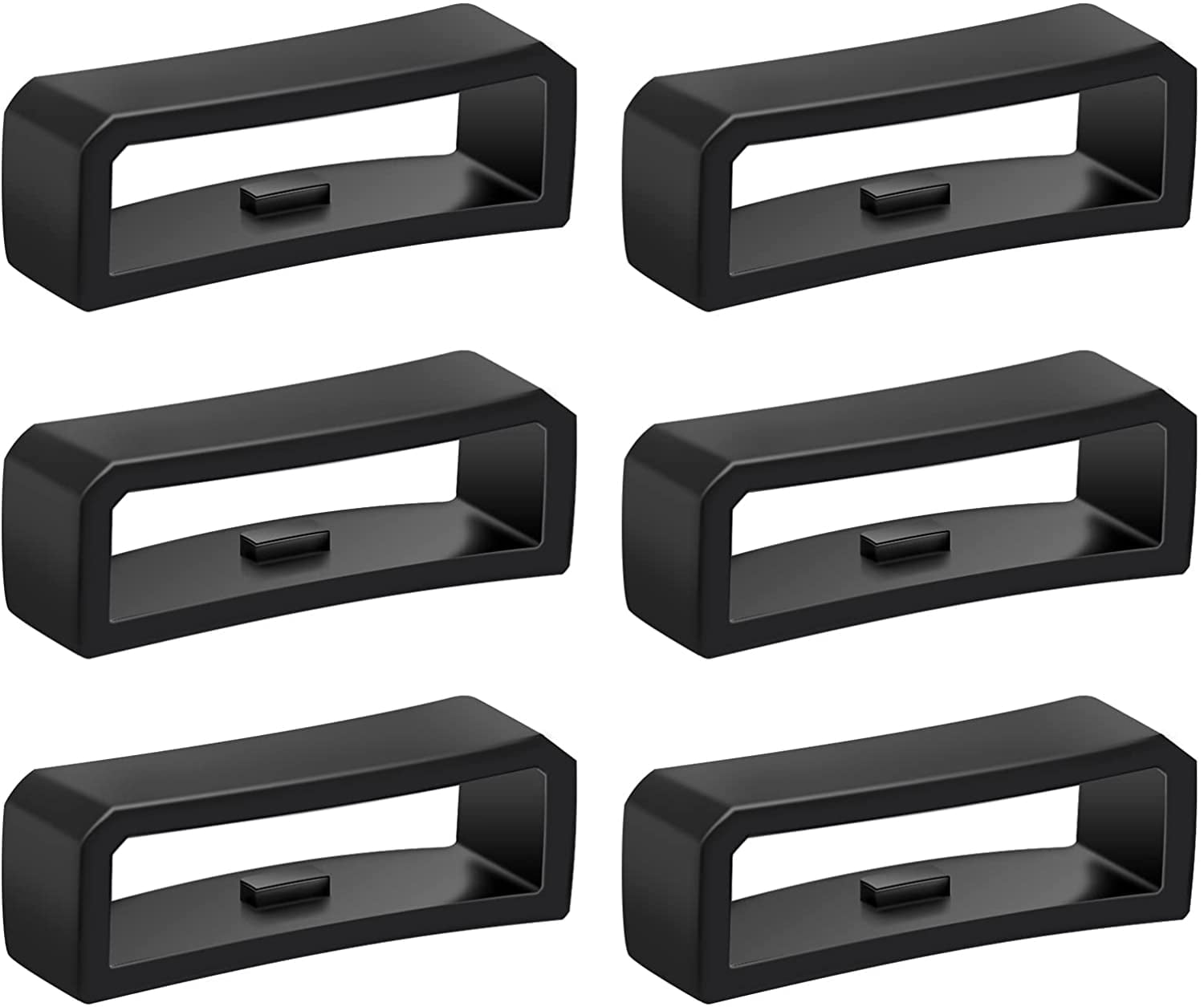 6pcs Watch Strap Holder Loop, Silicone Watch Band Keeper Retainer ...