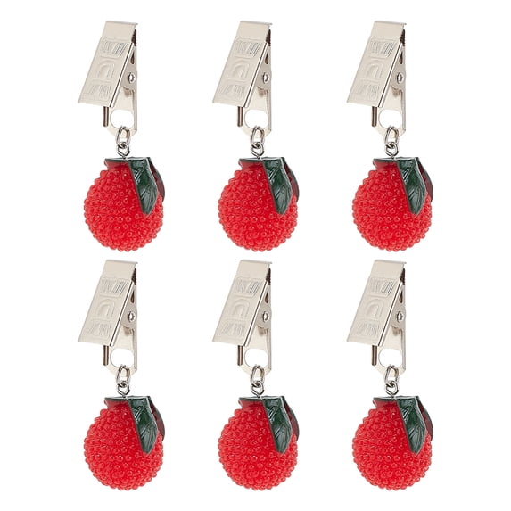 6pcs Waxberry Tablecloth Weight Clips Handicraft Tablecloth Clamps ...