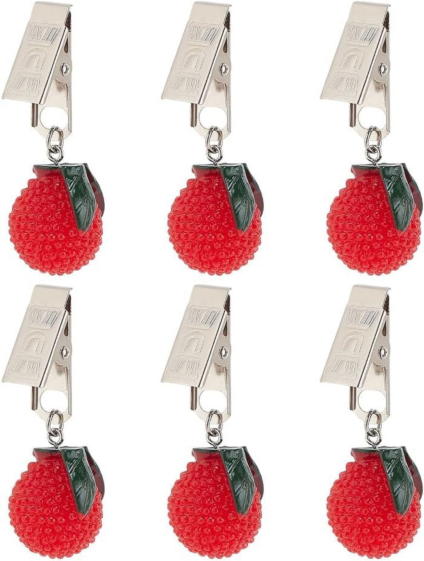 6pcs Waxberry Tablecloth Weight Clips Handicraft Tablecloth Clamps ...