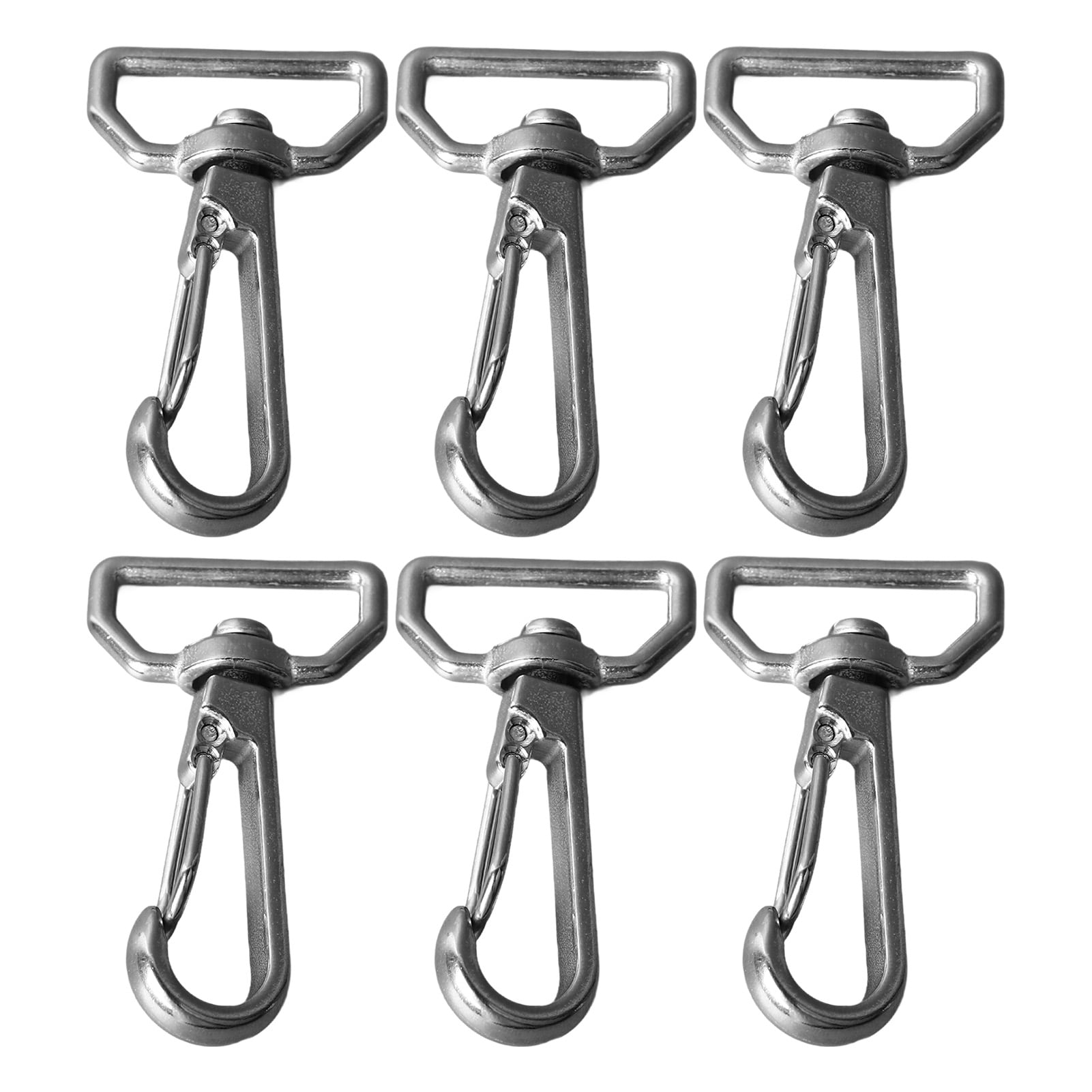 6pcs Webbing Belt Spring Hooks 316 Stainless Steel Universal D Ring ...