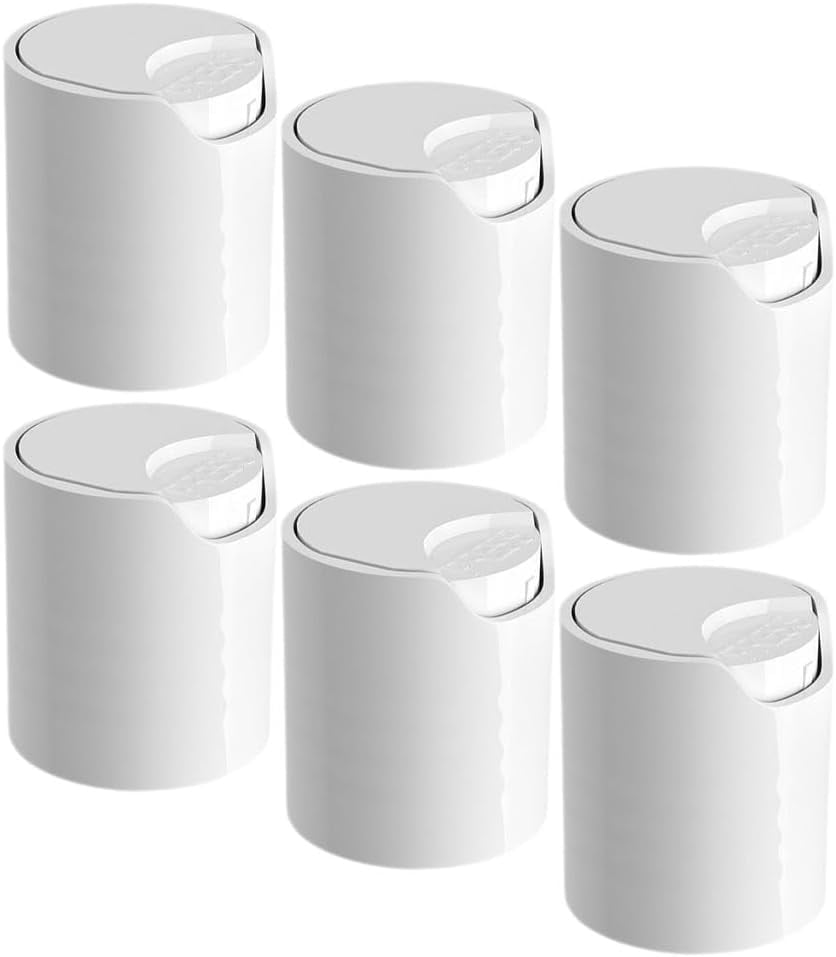 6pcs White Plastic Lotion Bottle Caps Replacement Dispensing Lids Pump ...