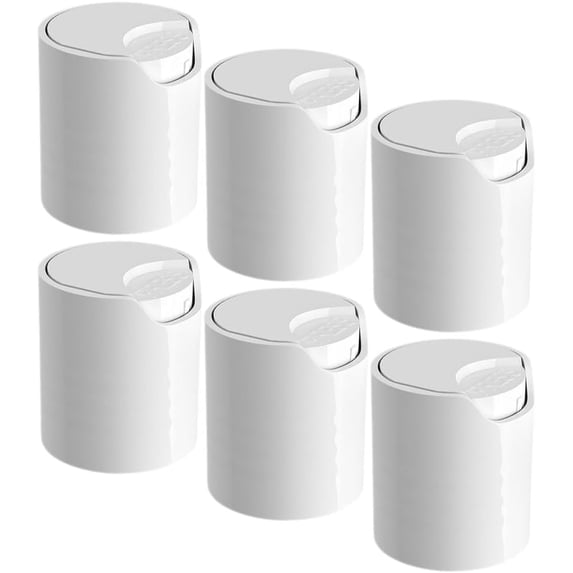 6pcs White Plastic Lotion Bottle Caps Replacement Dispensing Lids Pump ...