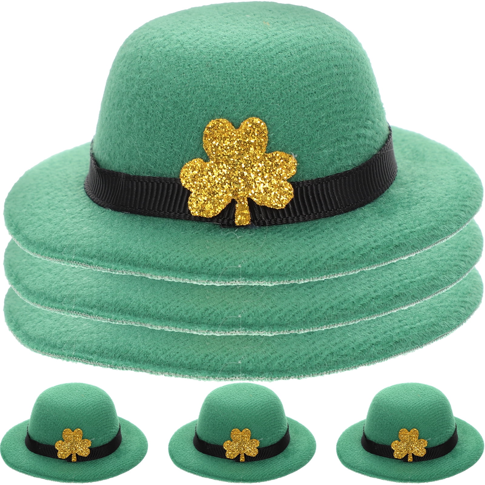 6pcs Wine Bottle Hat Decors for St. Patrick's Day Party Stylish Wine ...