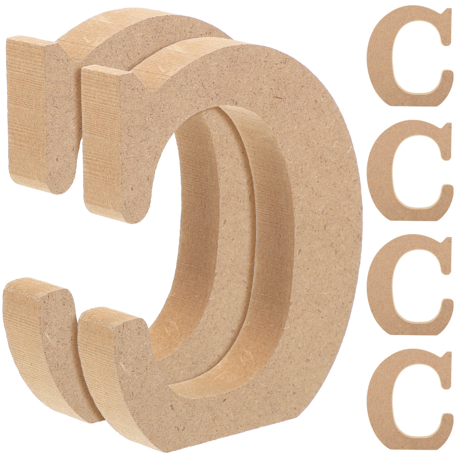 6pcs Wooden Letter Wedding Decorative Letter Sign Unfinished Wooden ...