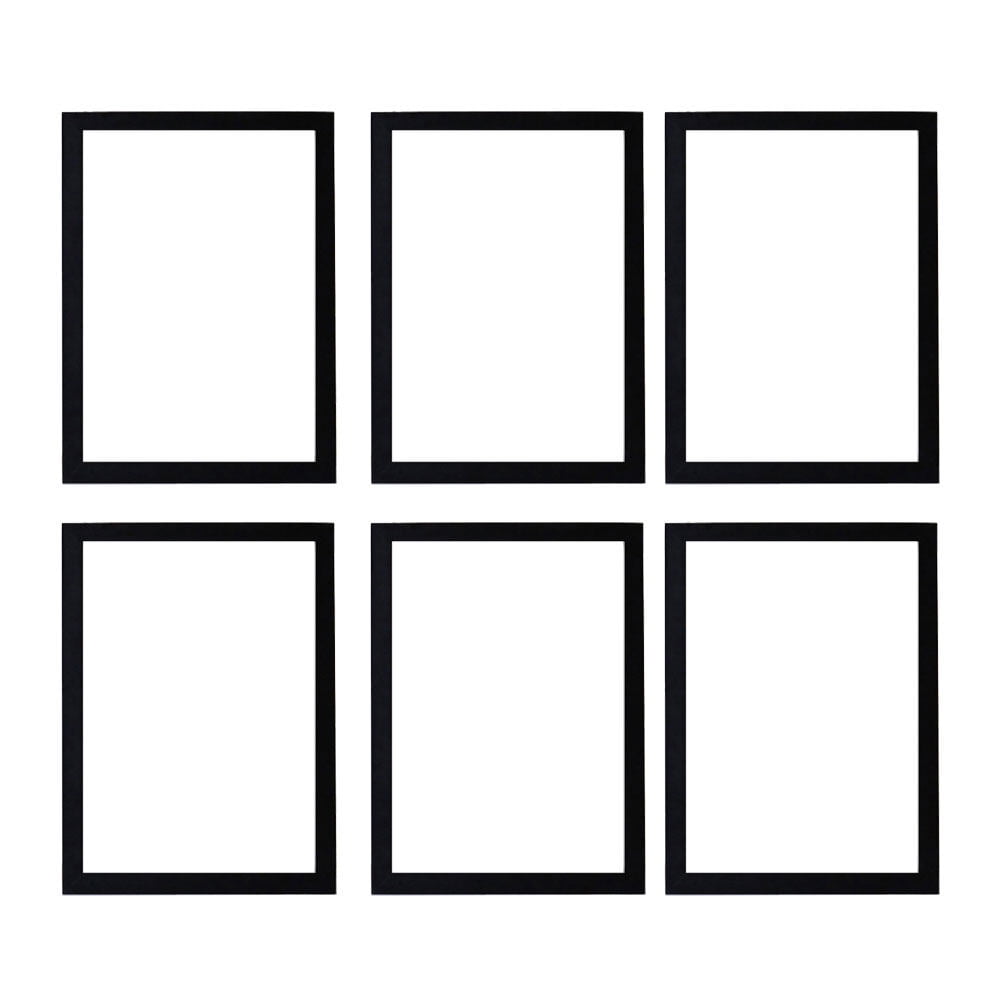 6pcs Wooden Photo Frames Simple Picture Holders Photo Display Frame ...