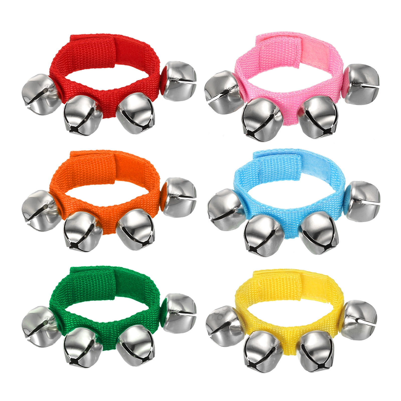 6pcs Wrist Bells, Jingle Bells Ankle Bells Percussion Instruments ...
