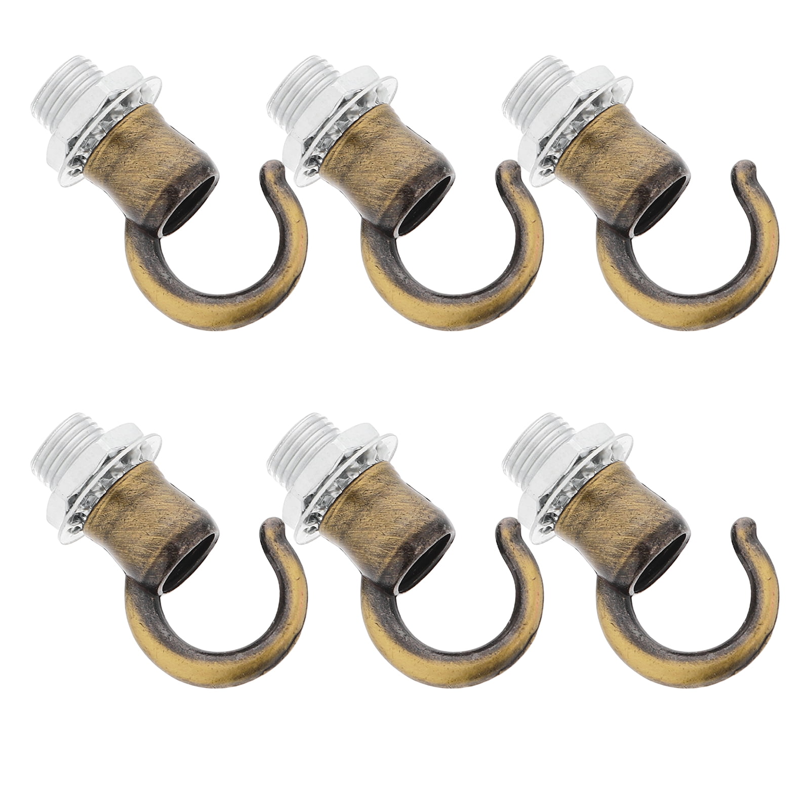 6pcs Zinc Alloy Lantern Hooks M10 Threaded Ceiling Hooks For Hanging ...