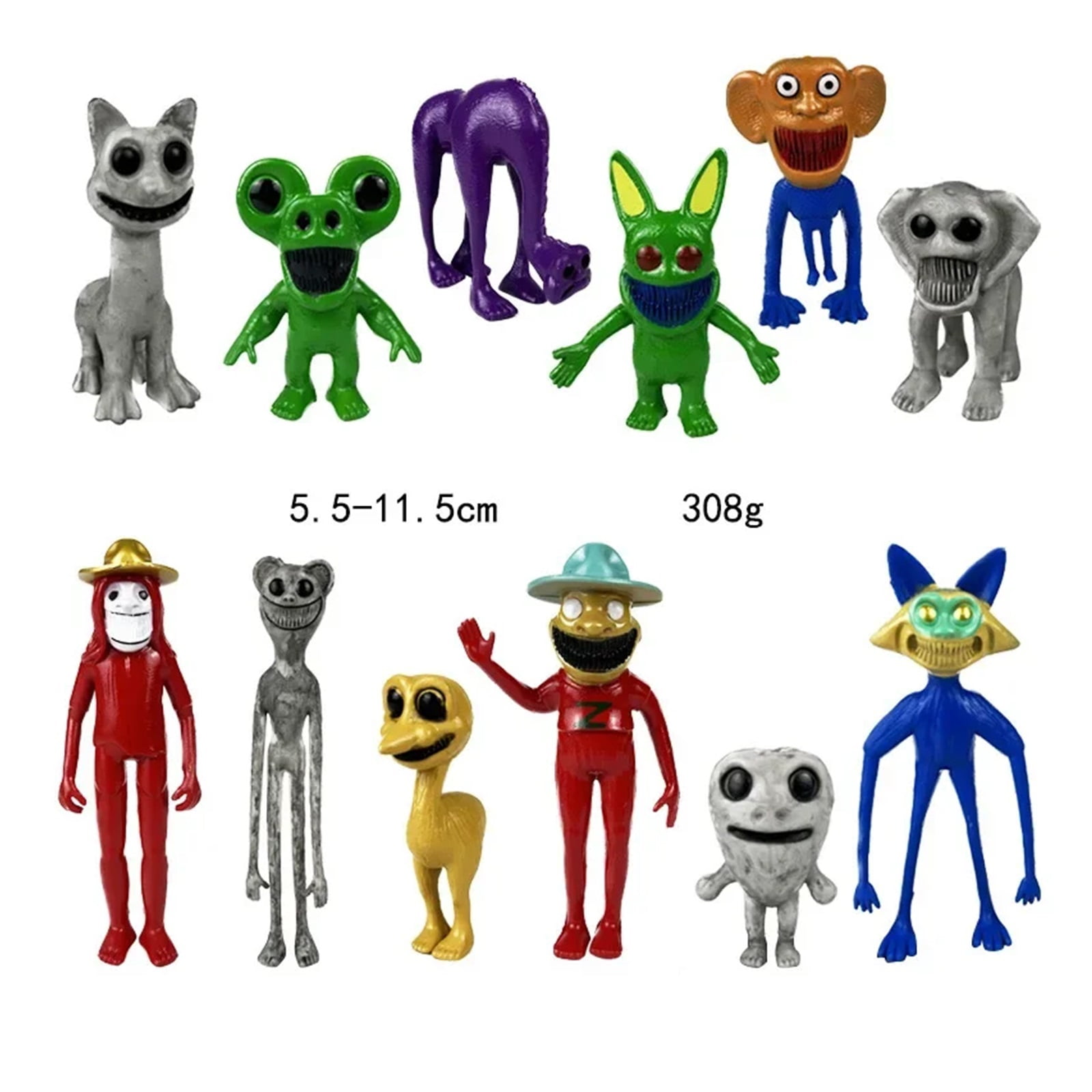 6pcs Zoonomaly 2 Figures Action Model Set Zoonomaly Figuras Horror ...